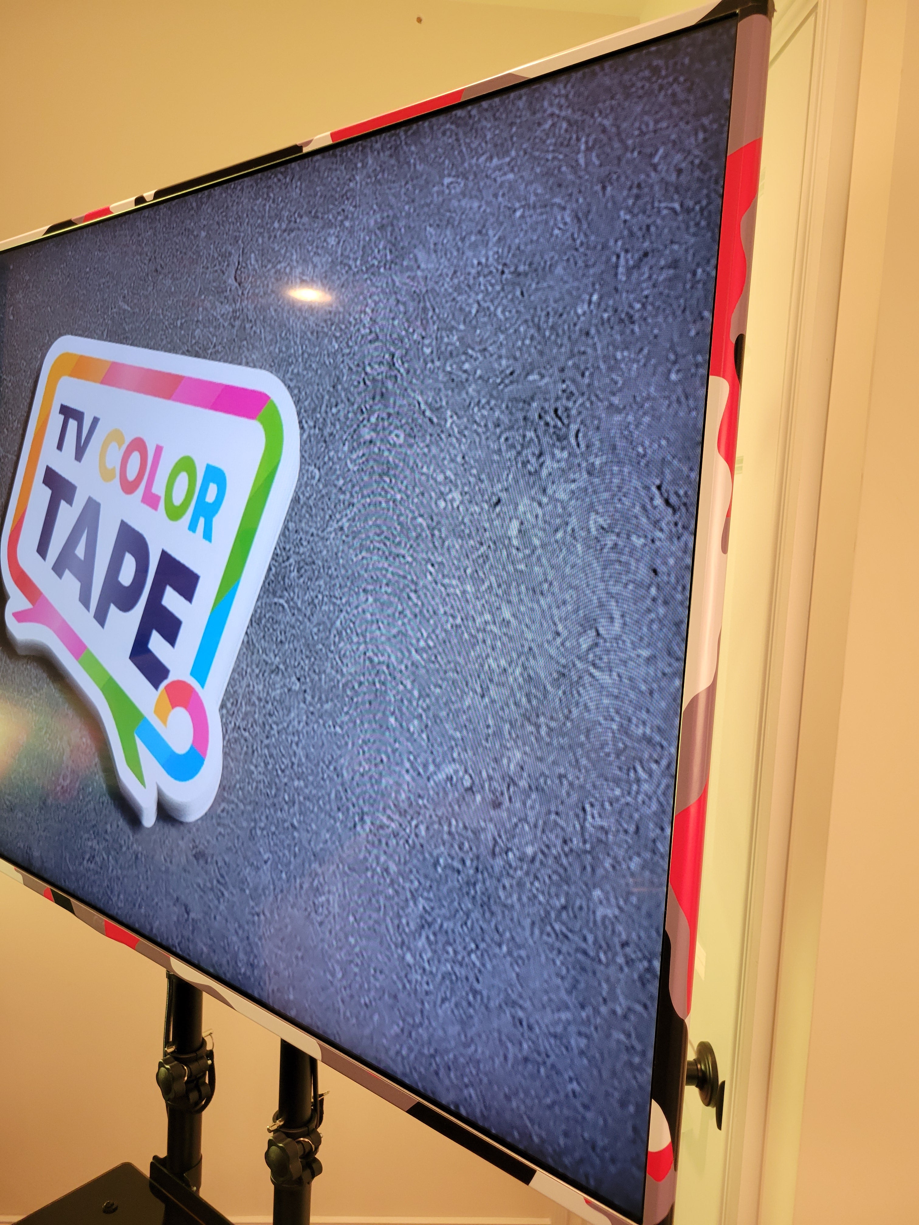 Camouflage Red TV Color Tape™ | Sony LG Samsung Frame Bezel 65 55 50 43 ...